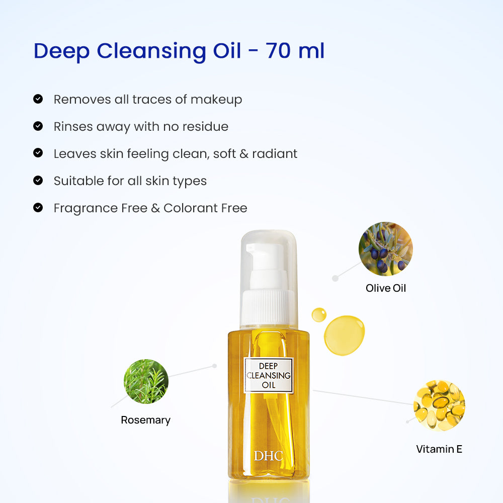 Oil Cleanse & Lip Moisture Duo – DHC India